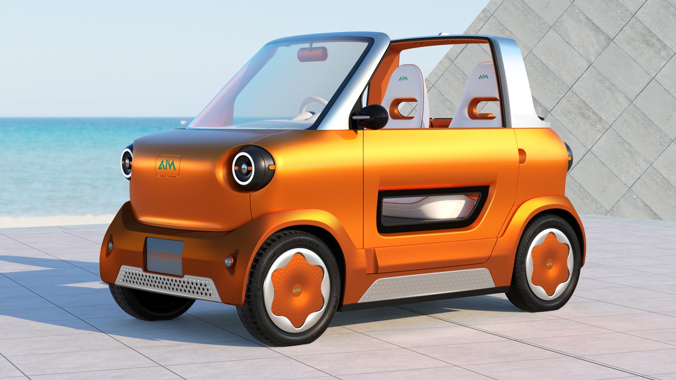 超小型モビリティ「AIM EV MICRO 01」初公開 リゾート地で走らせたい新EV | 中古車なら【グーネット】